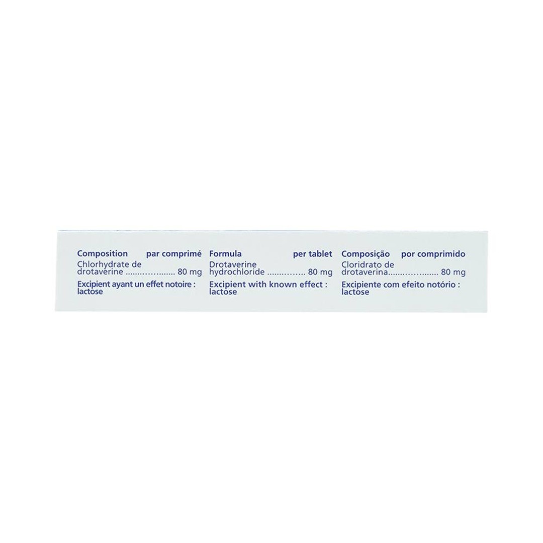 Thuốc No-Spa Forte 80mg điều trị co thắt cơ trơn (2 vỉ x 10 viên)