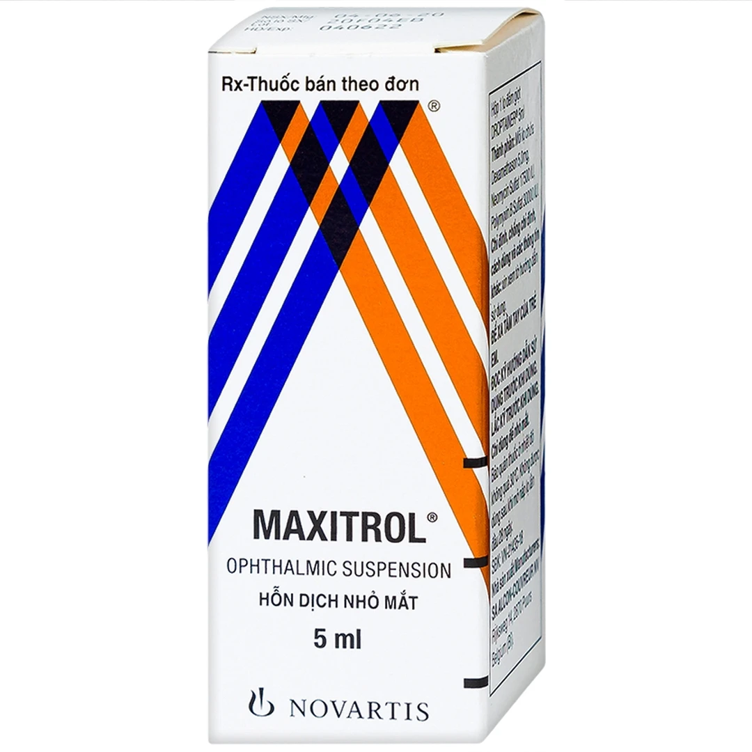 Thuốc nhỏ mắt Maxitrol Alcon điều trị viêm mắt (5ml)