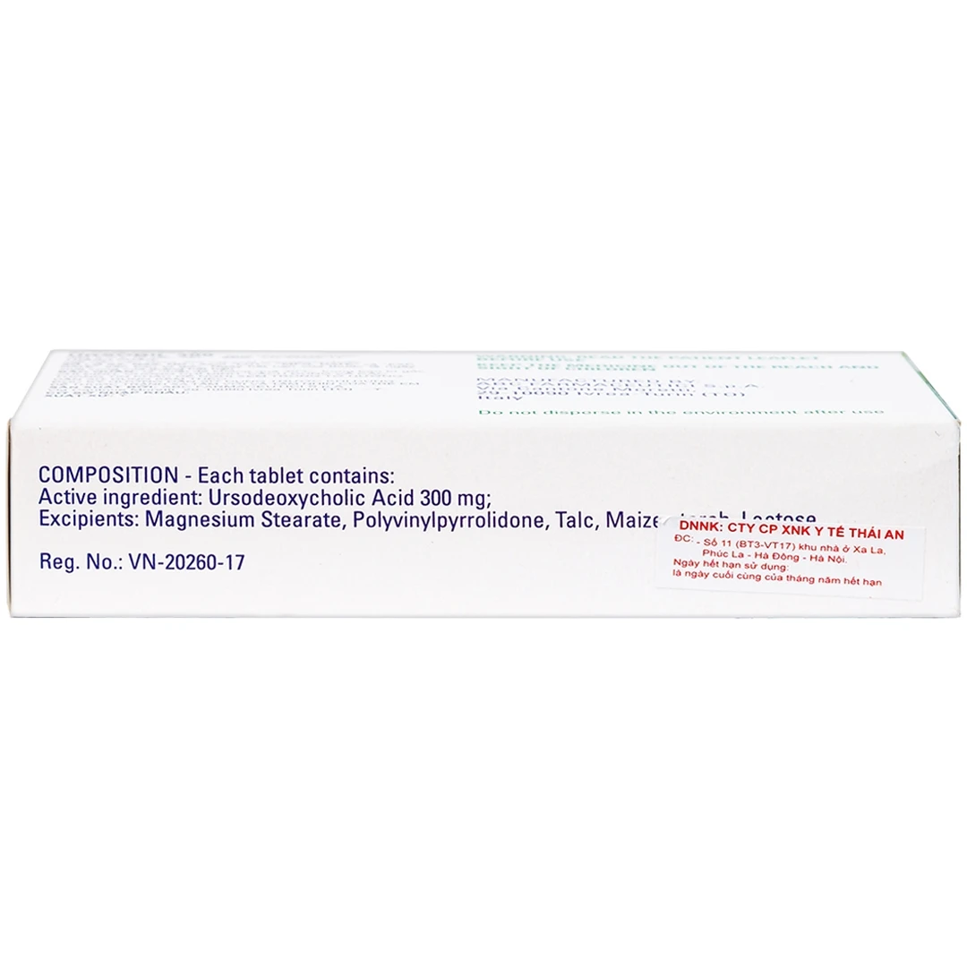 Thuốc Ursobil 300 điều trị xơ gan, sỏi mật