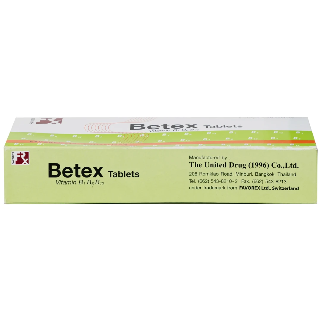 Betex 100Mg bổ sung vitamin B1, B6, B12