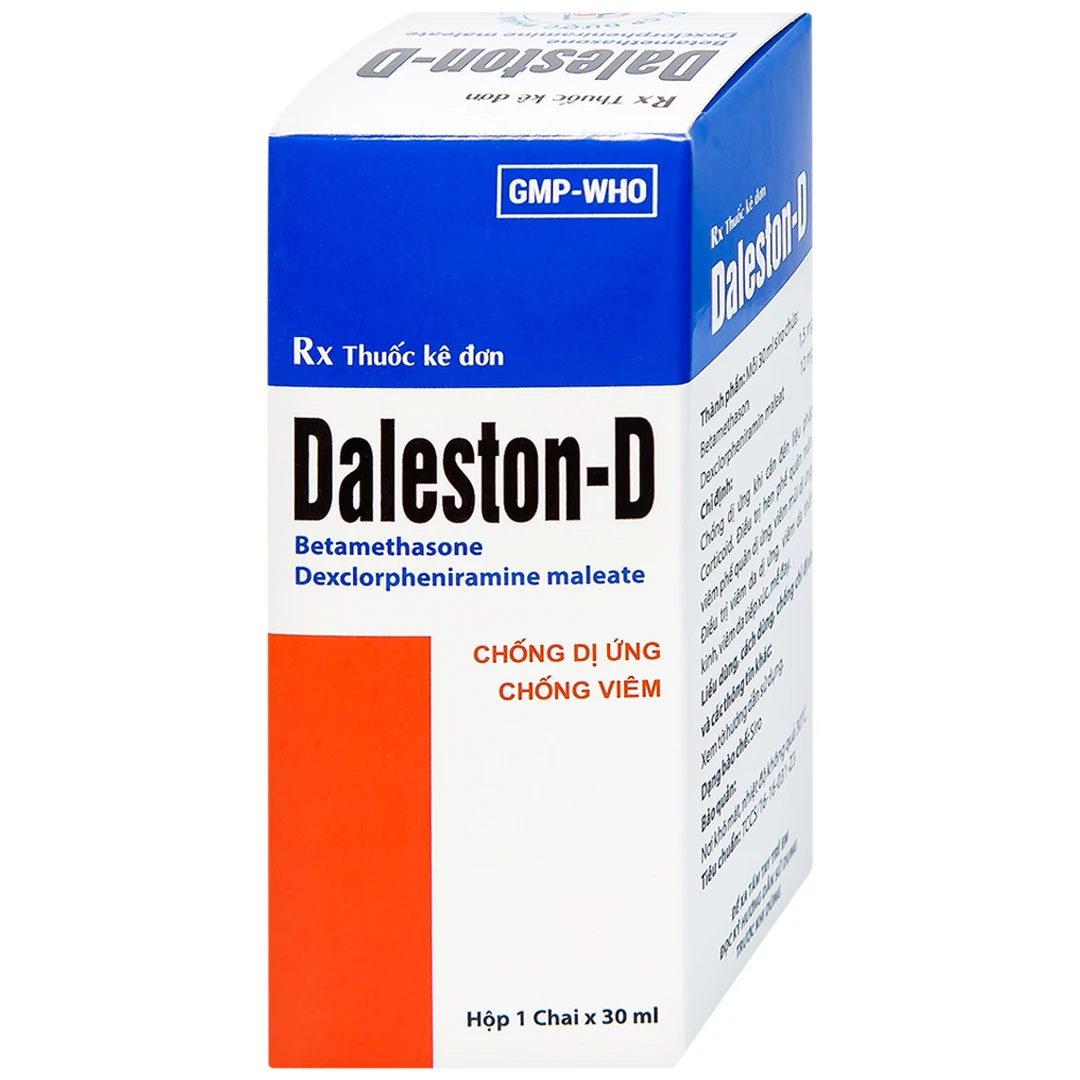 Thuốc Daleston-D chống viêm và dị ứng (30ml) - Long Châu