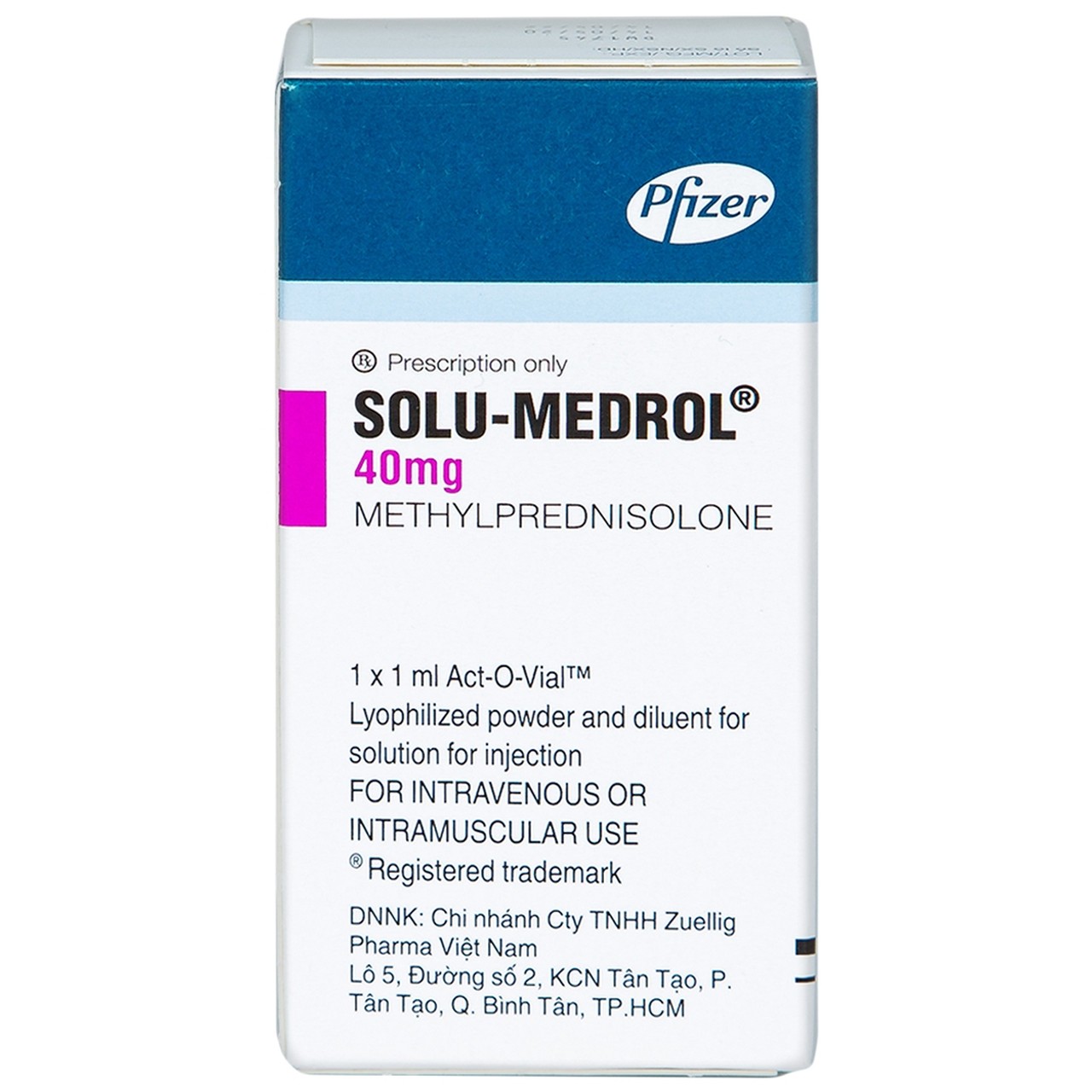Thuốc Solu-Medrol 40mg trị rối loạn thấp khớp, lupus ban đỏ
