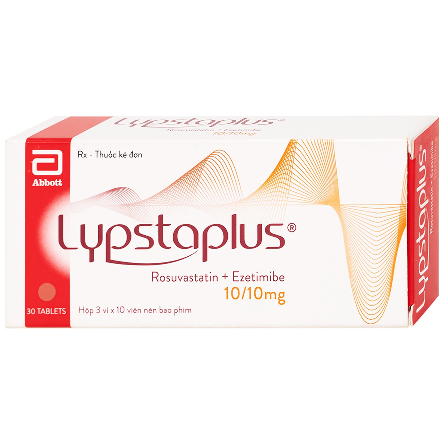 Lypstaplus 10/10mg trị tăng cholesterol máu nguyên phát