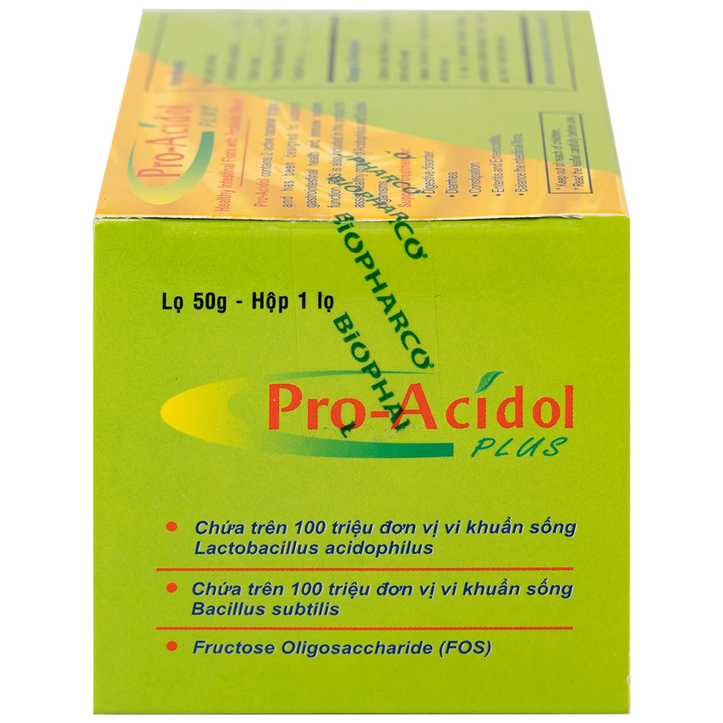 Thuốc Pro-Acidol Plus 50g Biopharco điều trị rối loạn tiêu hóa, viêm ...