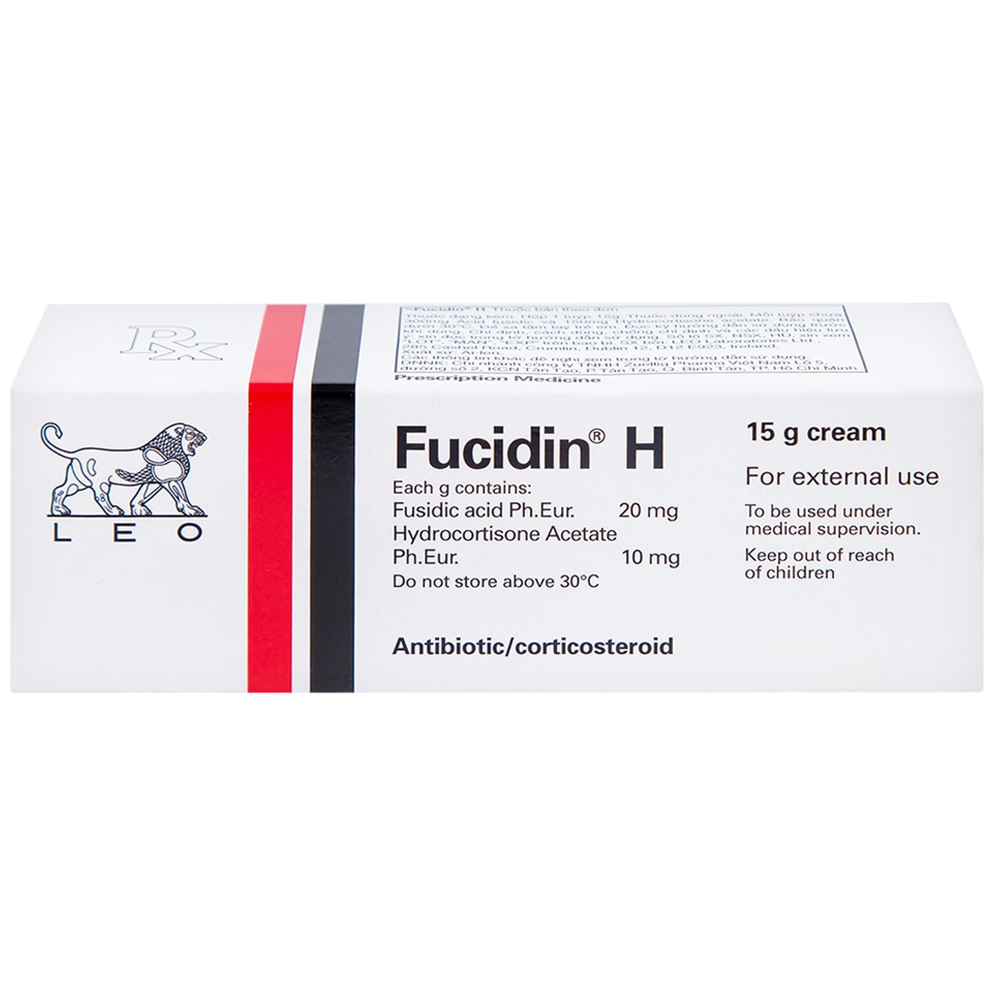 Fucidin H trị viêm da, nhiễm khuẩn da hiệu quả (Tuýp 15g)