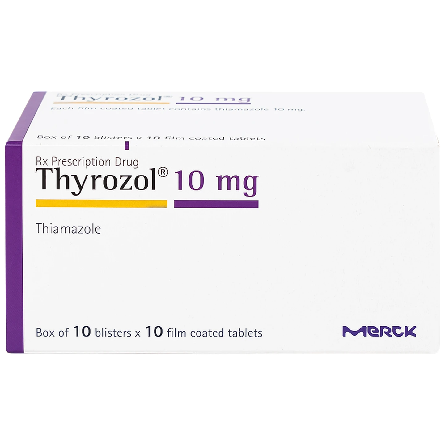 Thuốc Thyrozol 10mg trị duy trì trong cường giáp