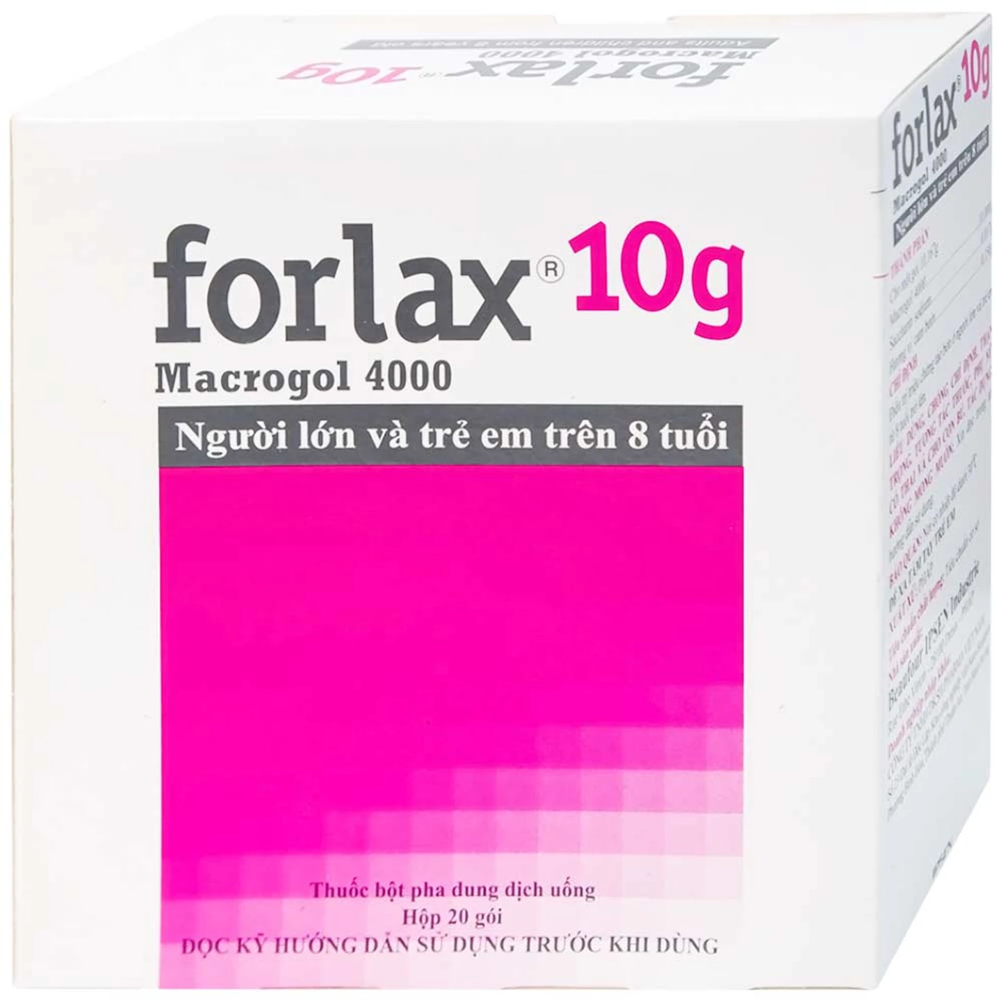 Thuốc Forlax 10g cách dùng như thế nào?