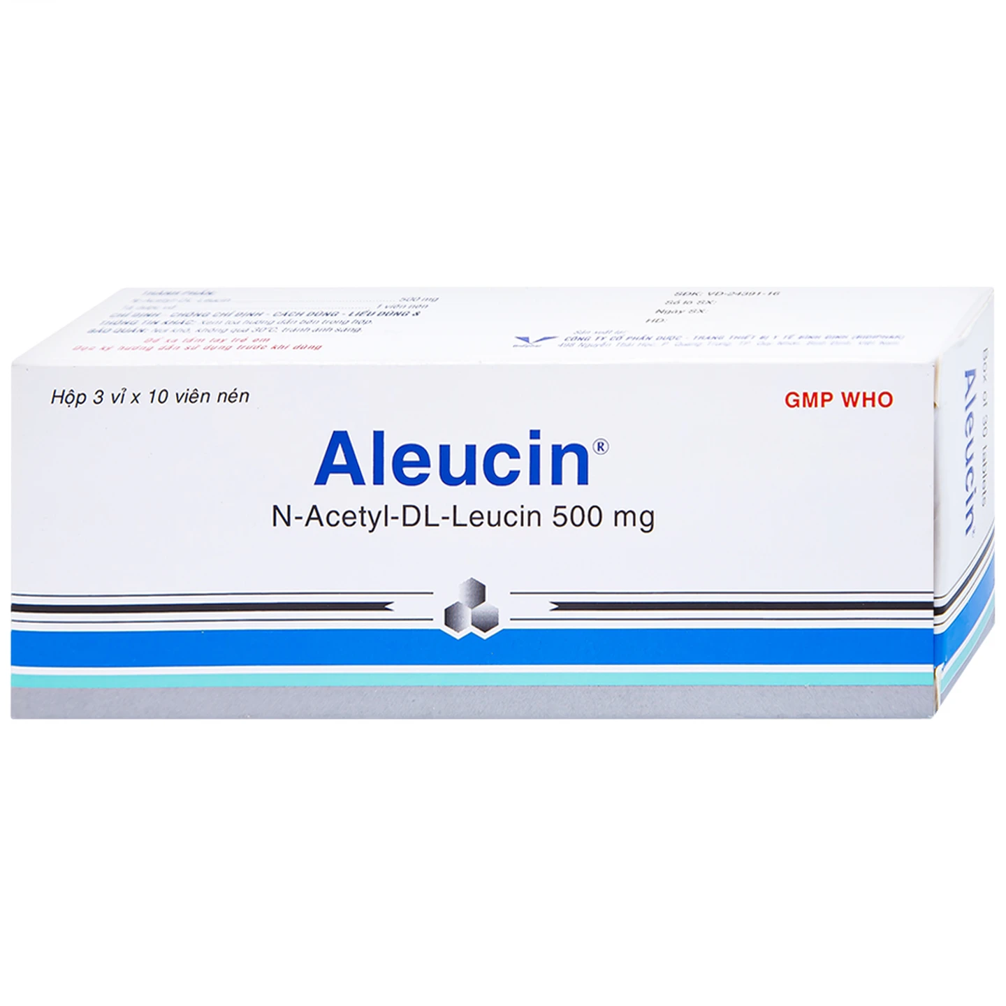 Aleucin 500mg: Chỉ định điều trị chóng mặt, hoa mắt