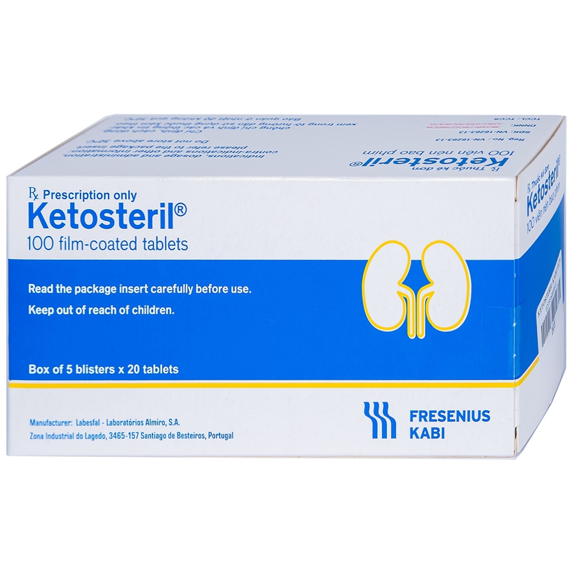 Thuốc Ketosteril phòng ngừa và điều trị suy thận mạn