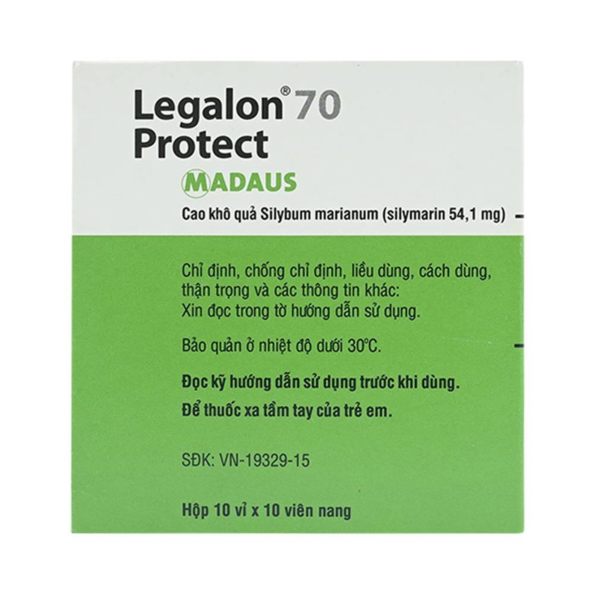 Thuốc Legalon Capsule 70mg hỗ trợ điều trị viêm gan, xơ gan