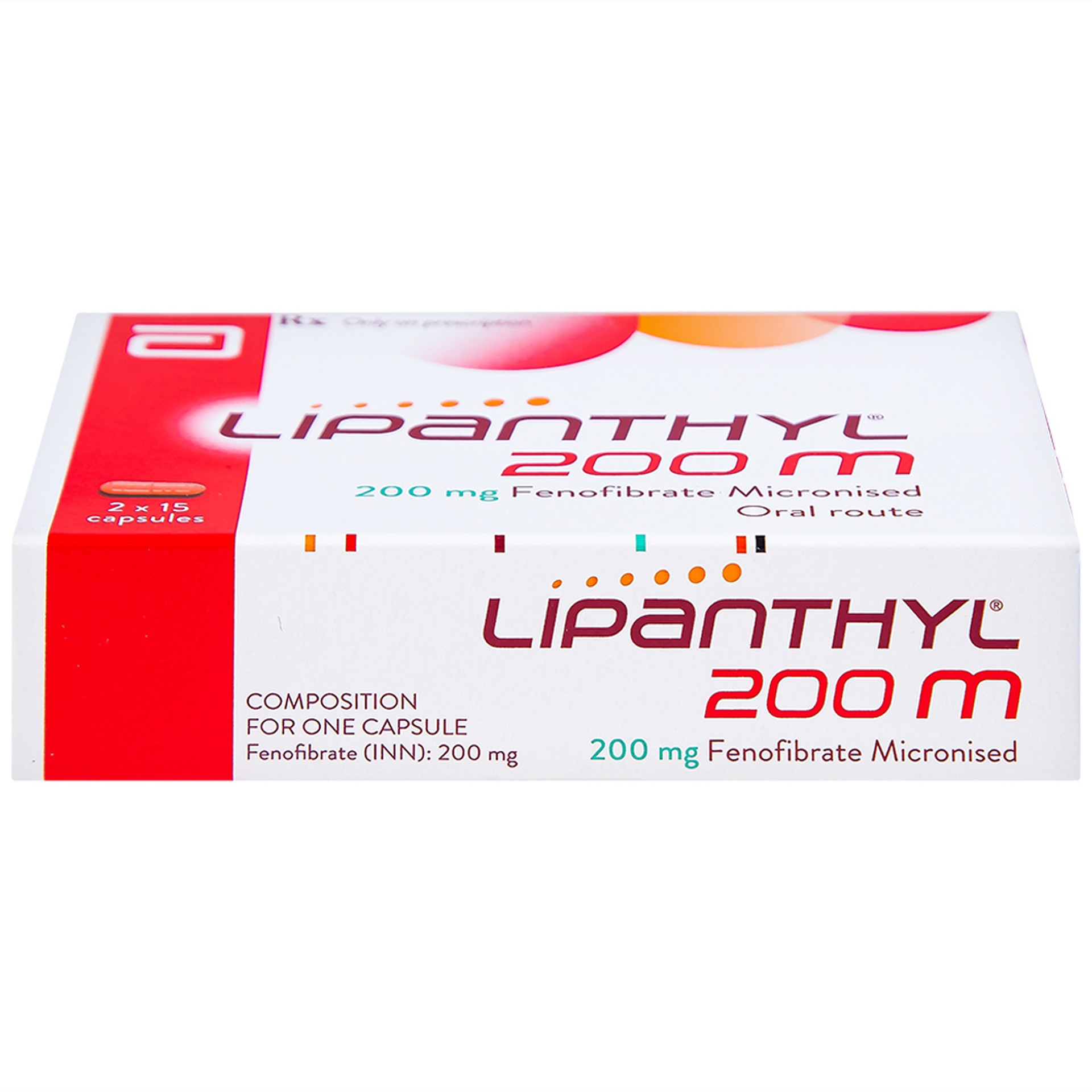 Lipanthyl 200m thuốc trị tăng mỡ máu (2 vỉ x 15 viên)