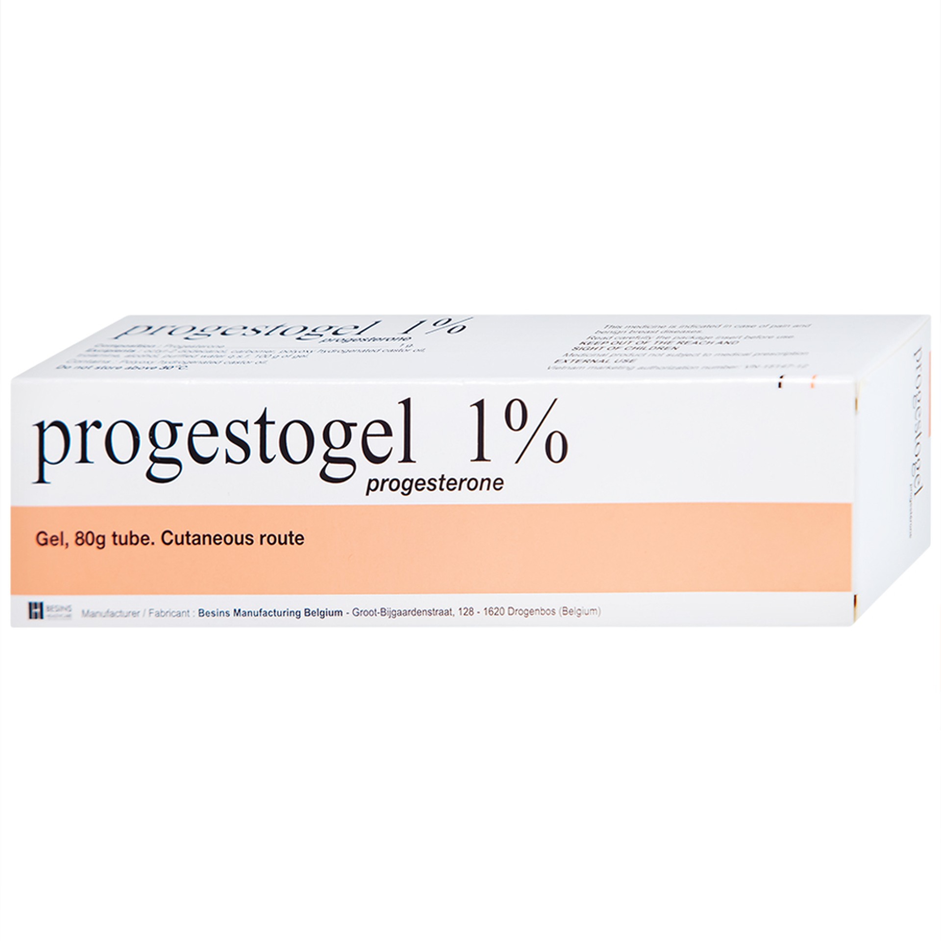 Thuốc Progestogel 1% Kolmar điều trị các bệnh vú lành tính (80g)