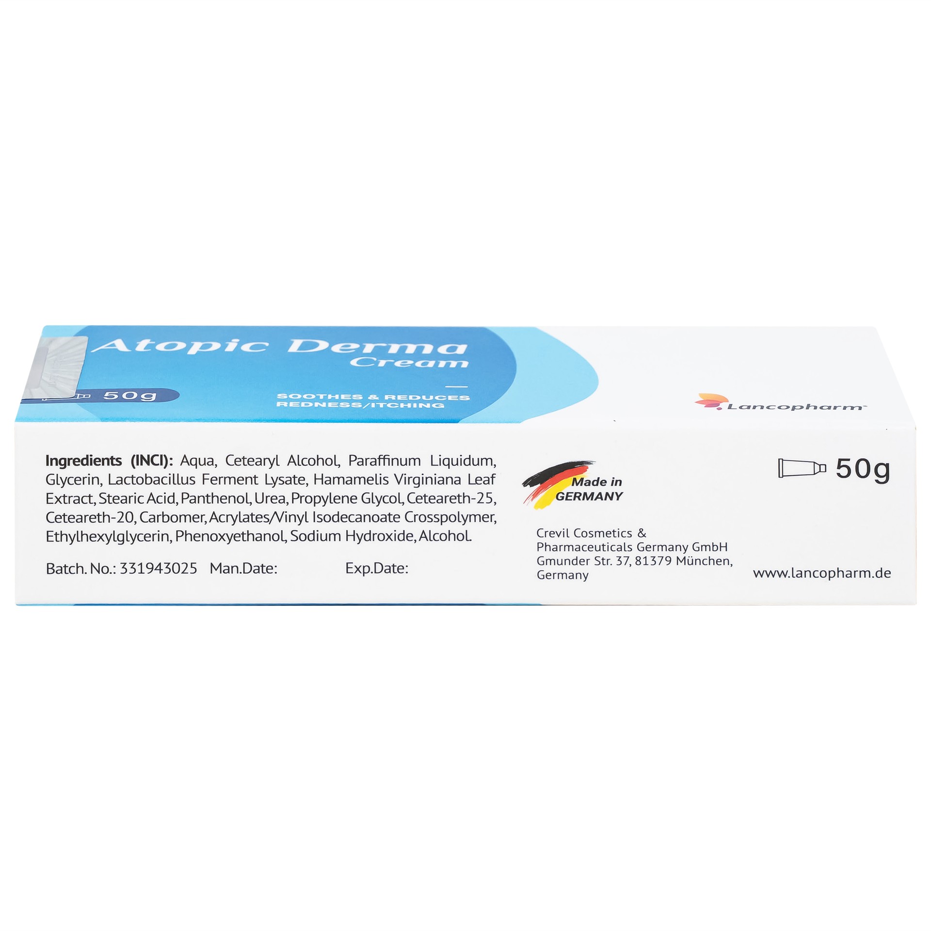 Kem dưỡng ẩm Atopic Derma Cream Lancopharm 50g