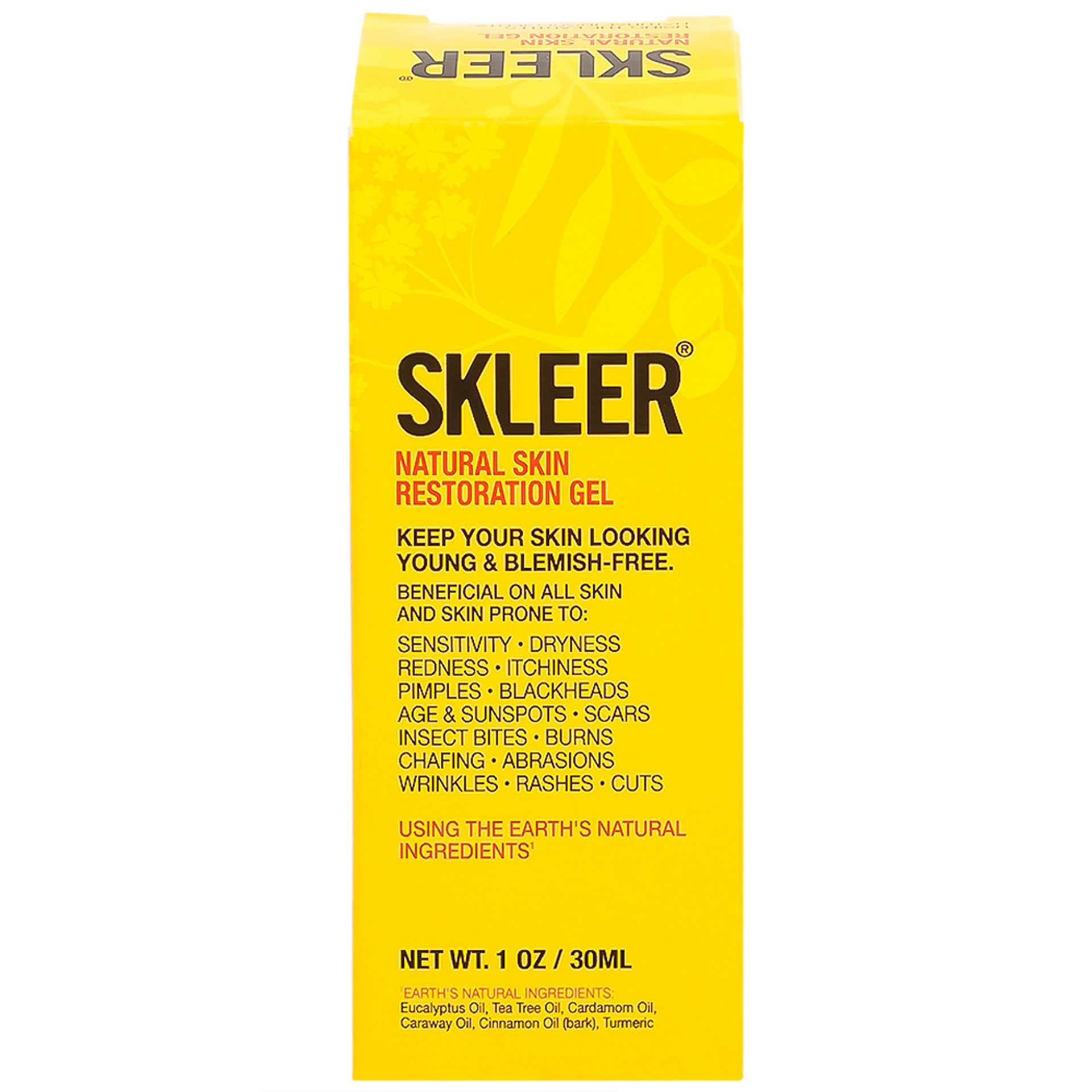 Gel Skleer Natural Skin Restoration giảm viêm, dưỡng ẩm (30ml)