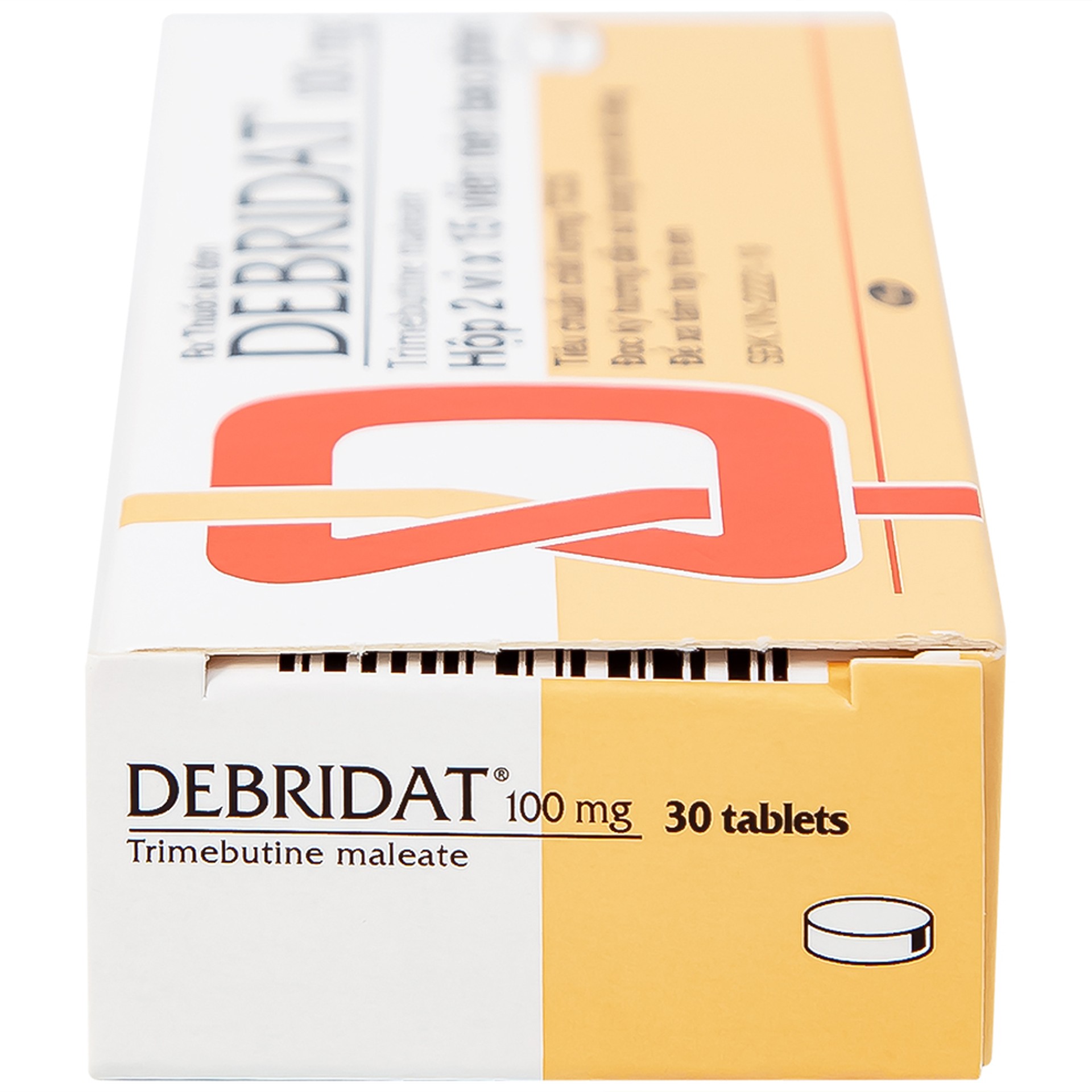 Thuốc Debridat 100mg trị triệu chứng đau đường tiêu hóa (30 viên)