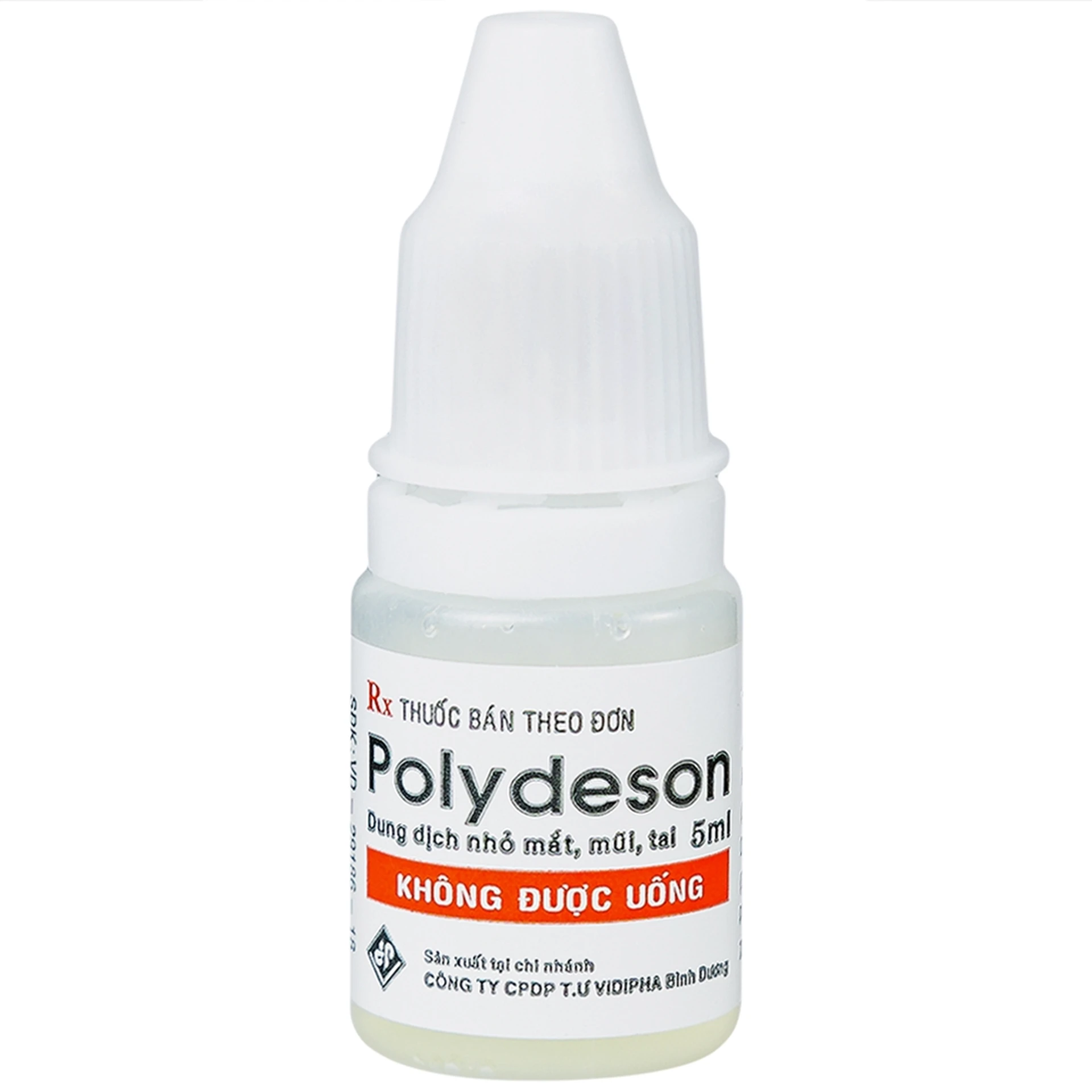 Thuốc nhỏ mắt Polydeson trị viêm, nhiễm trùng ở mắt (5ml)