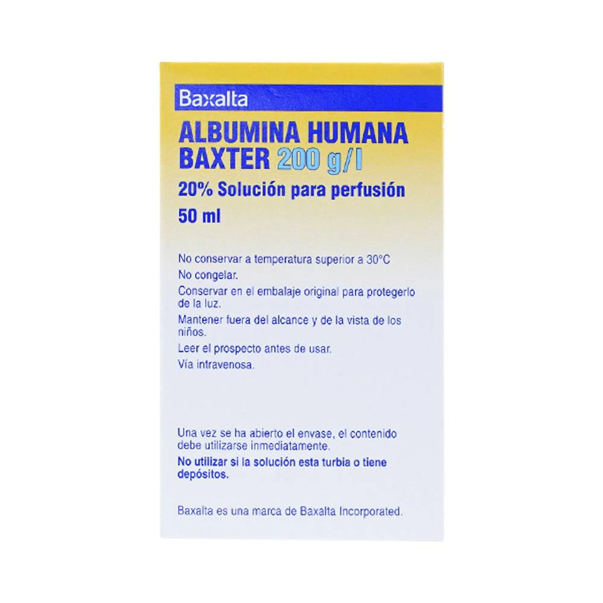 Thuốc Human Albumin Baxter 200G/L 20% 50ml - Long Châu