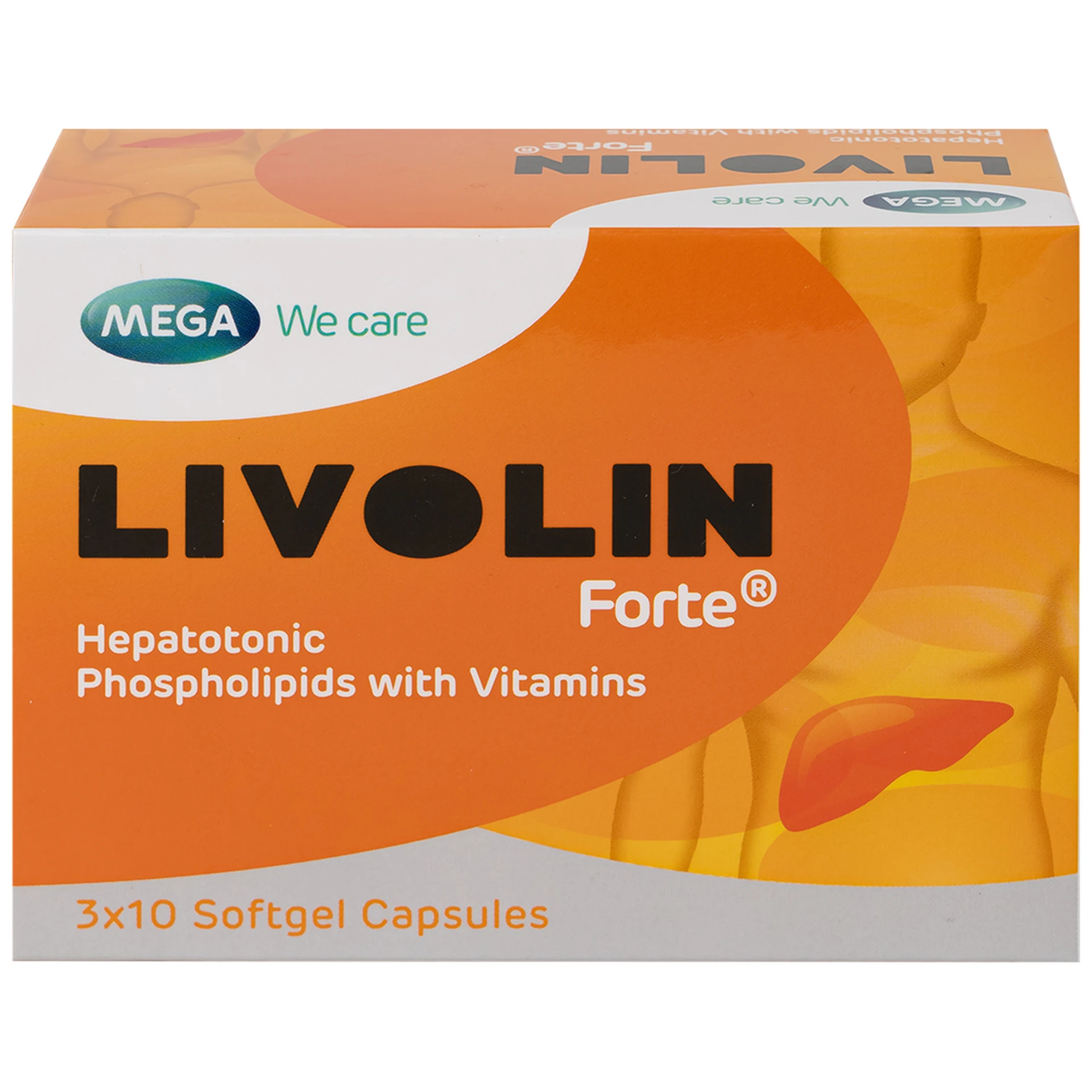 Thuốc Livolin Forte Mega We Care điều trị viêm gan cấp, bán cấp và viêm ...