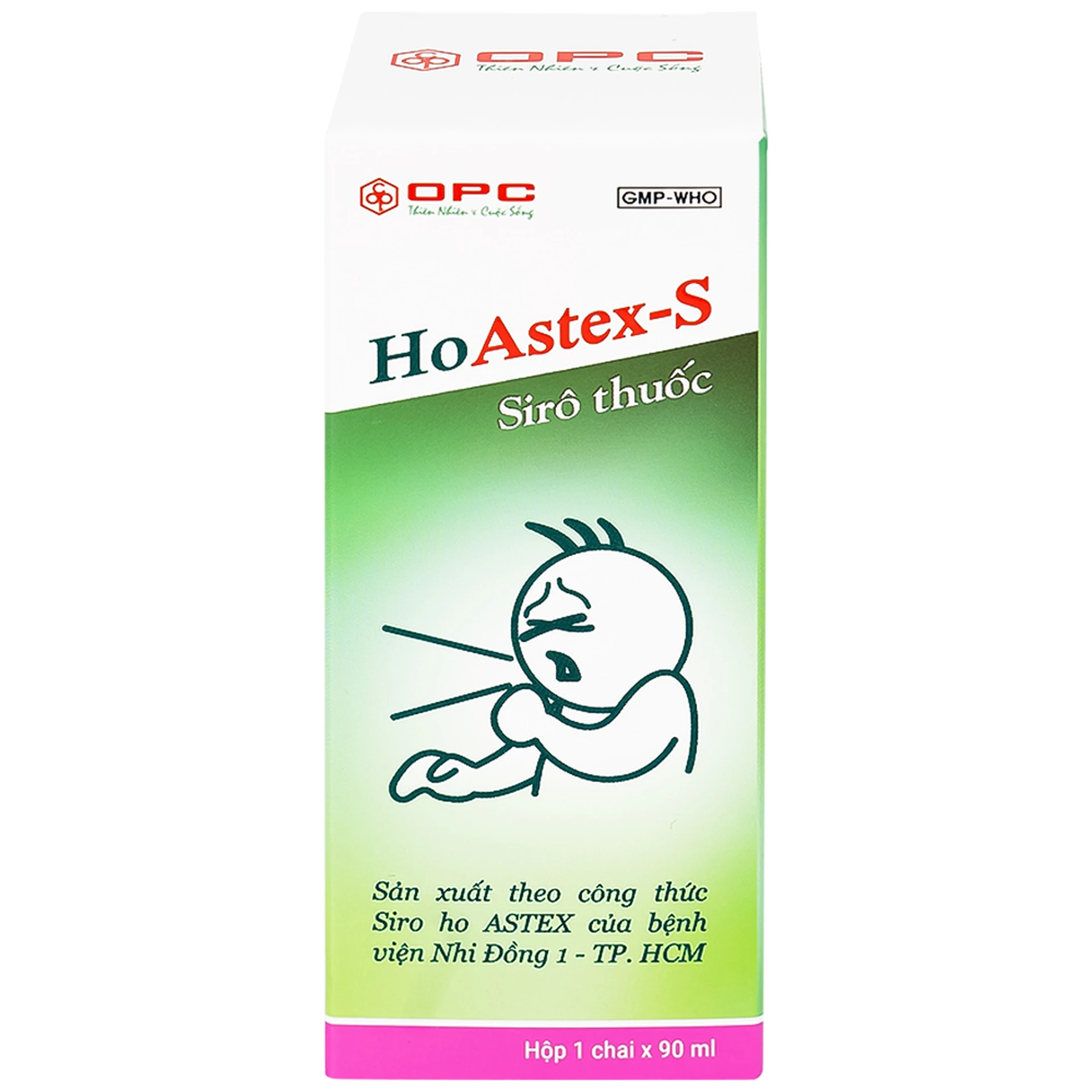 Siro HoAstex 90ml trị ho, giảm ho trong viêm họng, viêm phế quản