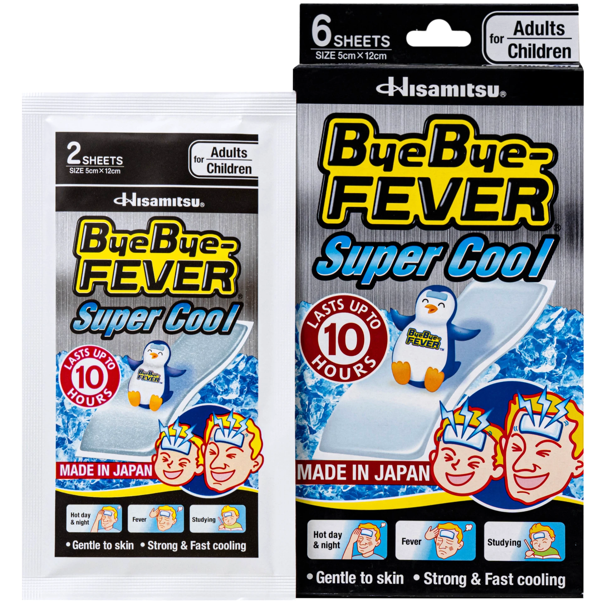 Miếng dán hạ sốt ByeBye Fever Super Cool Hisamitsu (3 gói x 2 miếng ...