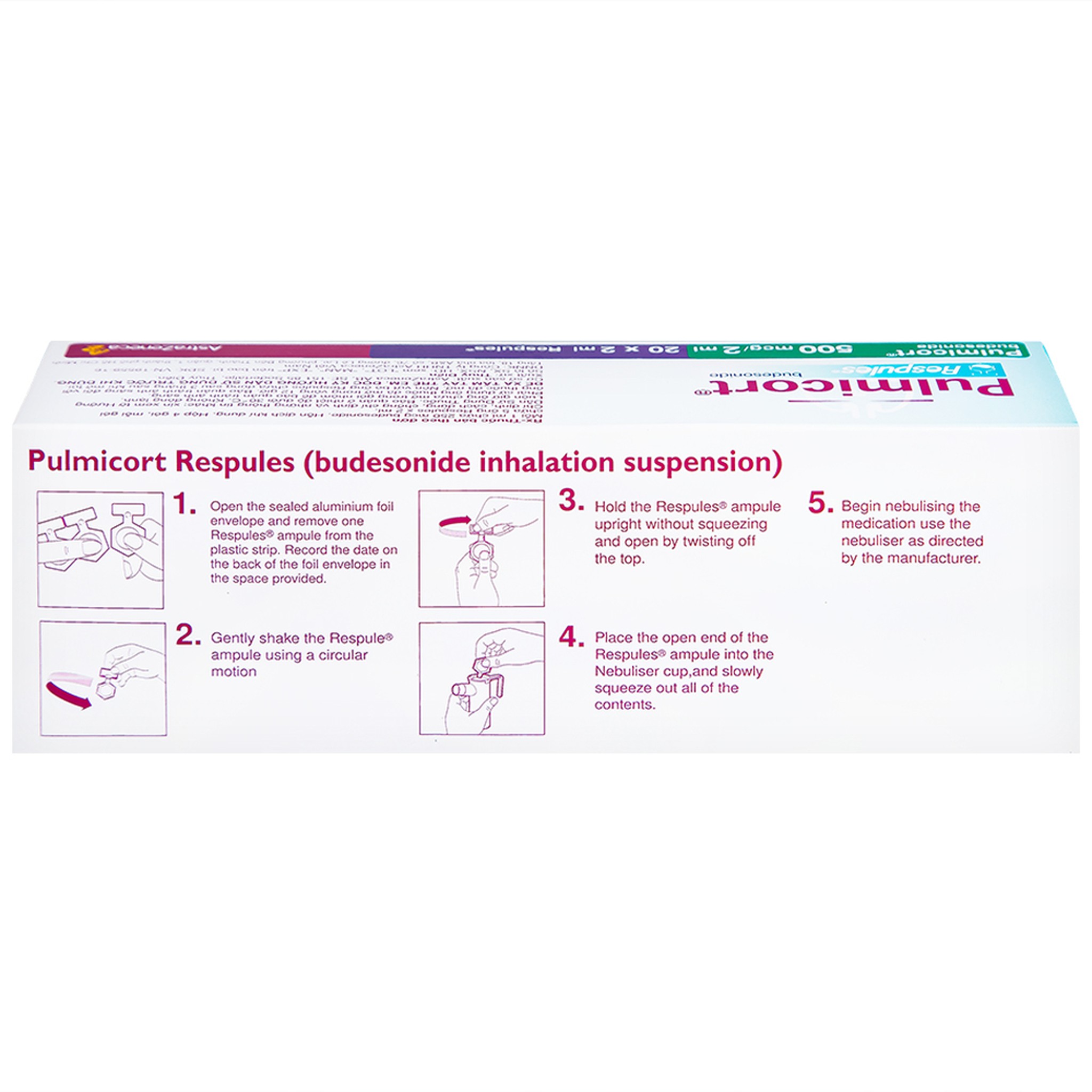 Hỗn dịch khí dung Pulmicort Respules trị hen phế quản (20 ống)