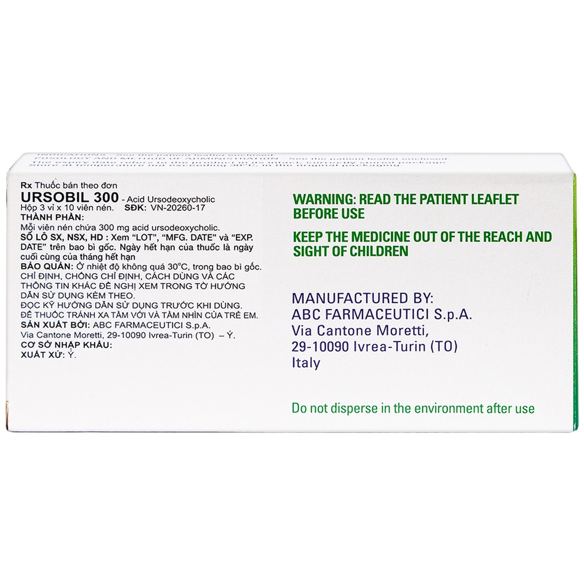 Thuốc Ursobil 300 điều trị xơ gan, sỏi mật