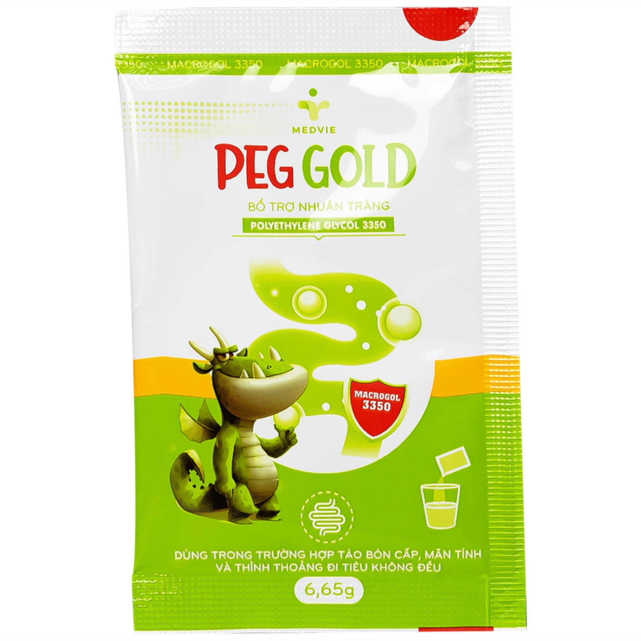 Bột pha uống Peg Gold bổ trợ nhuận tràng (30 gói)