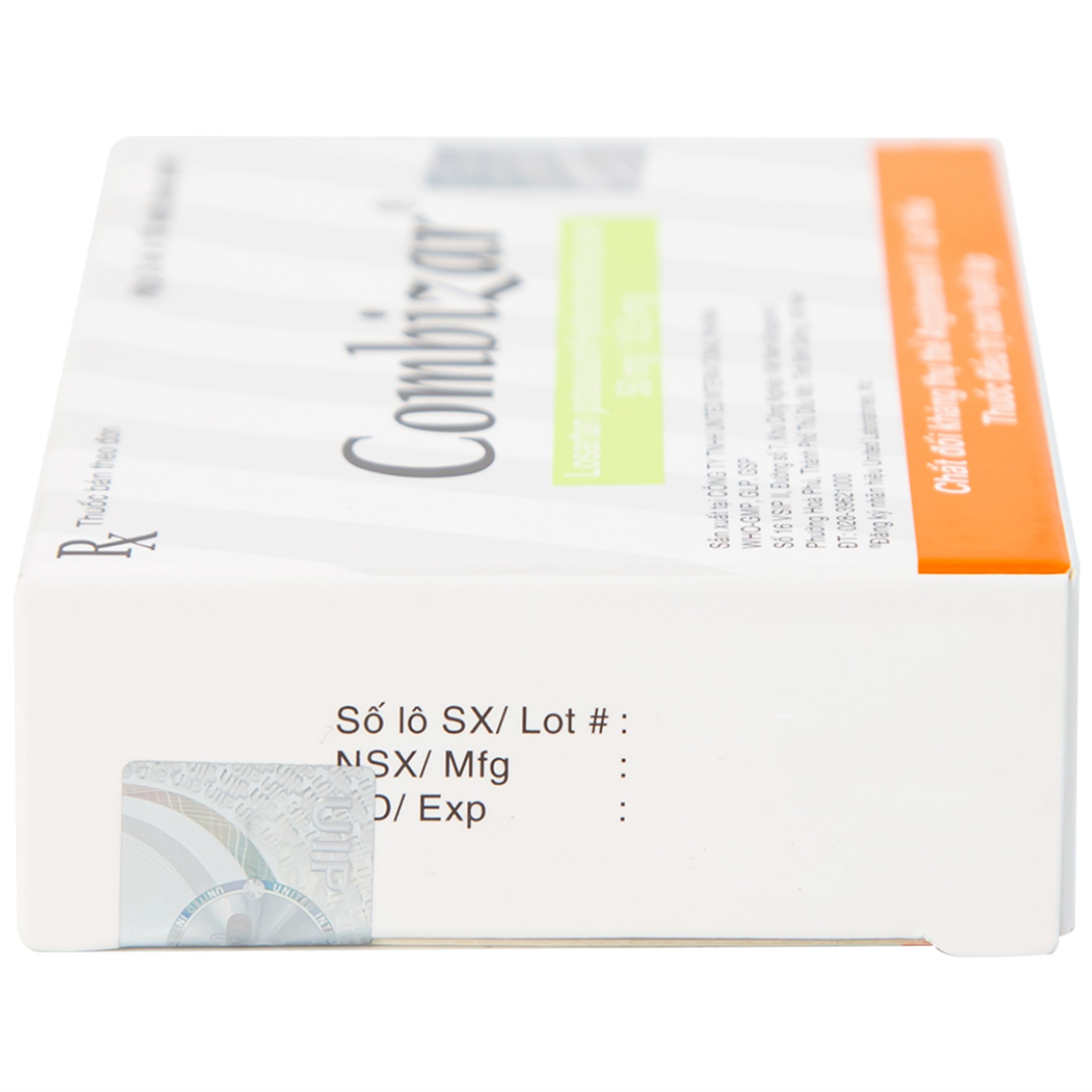 Combizar 62,5mg hộp 30 viên trị cao huyết áp