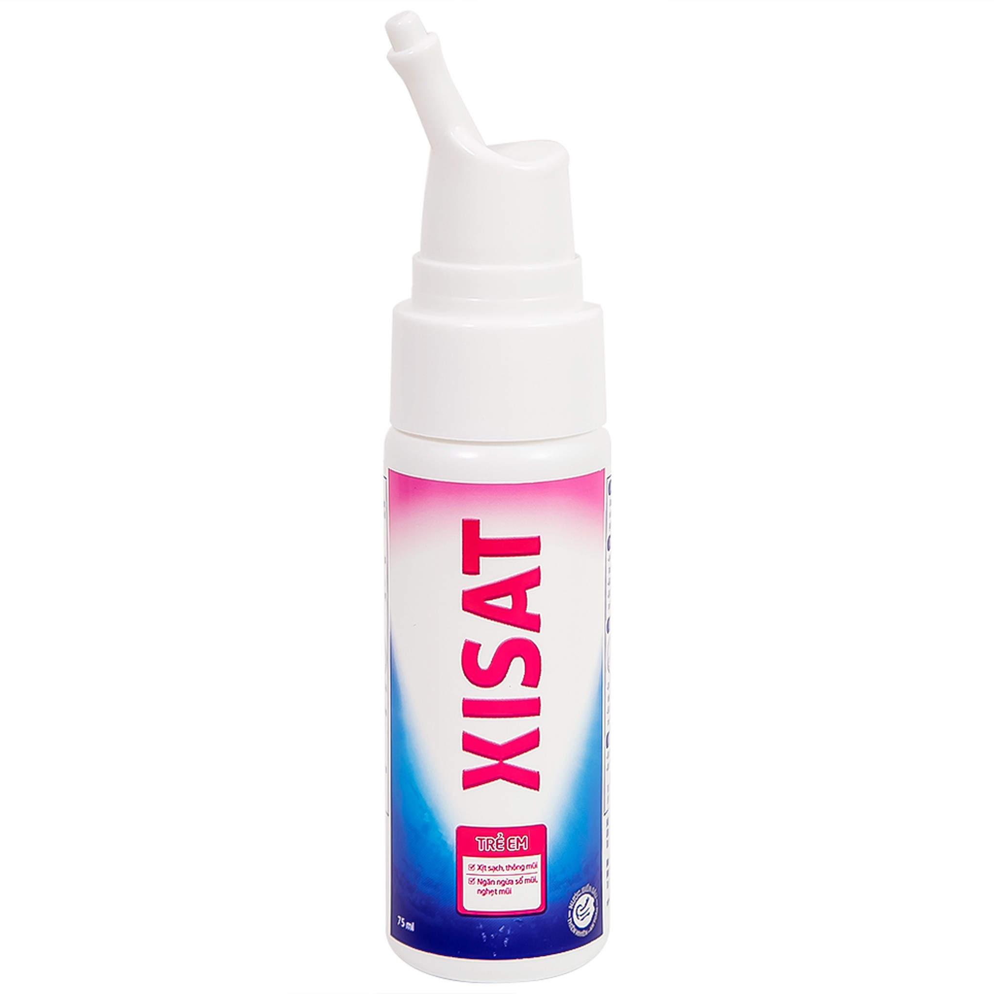 Nước biển sâu xịt mũi Xisat hồng dành cho trẻ em (Chai 75ml)