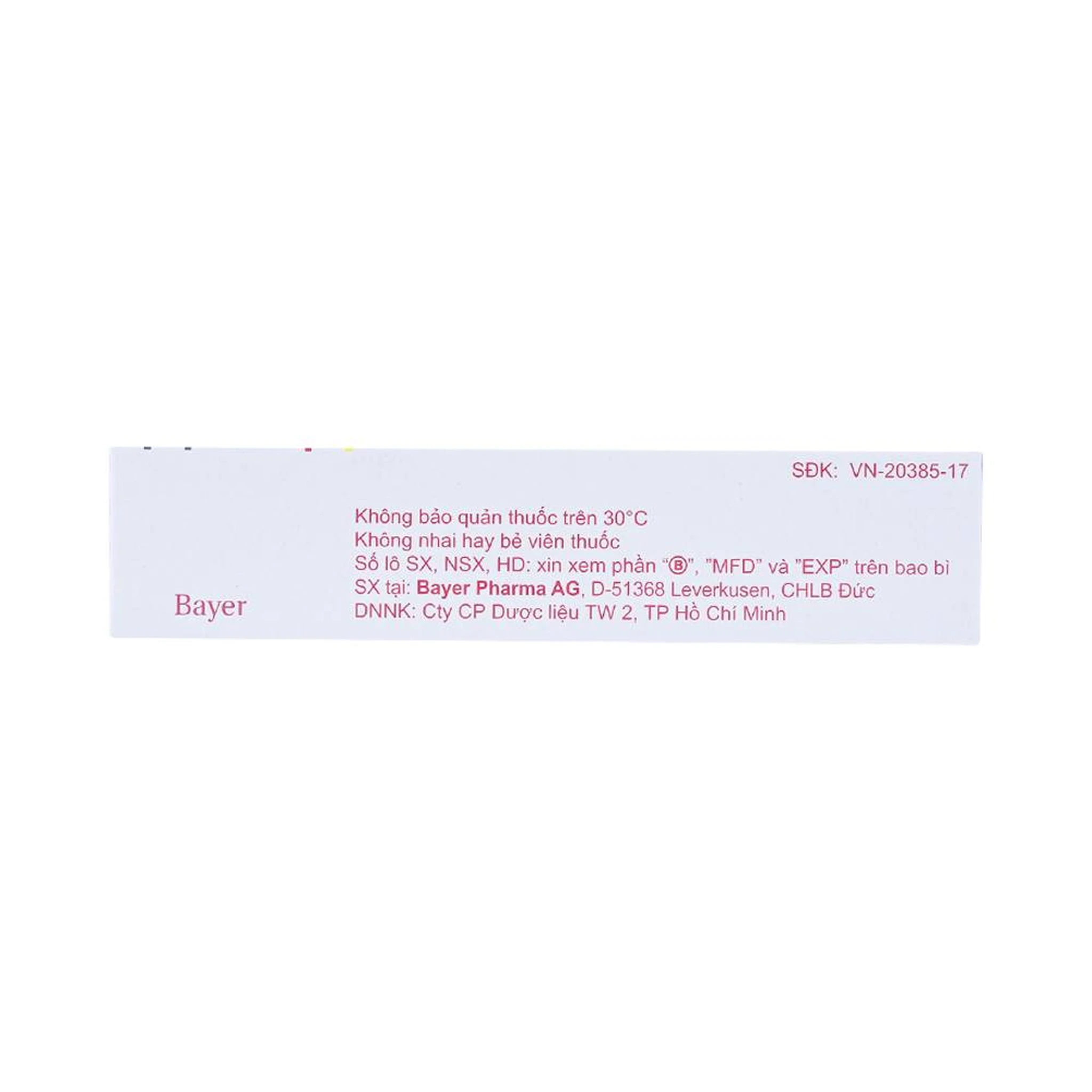 Adalat La 30Mg Bayer: Thuốc điều trị tăng huyết áp (30 viên)