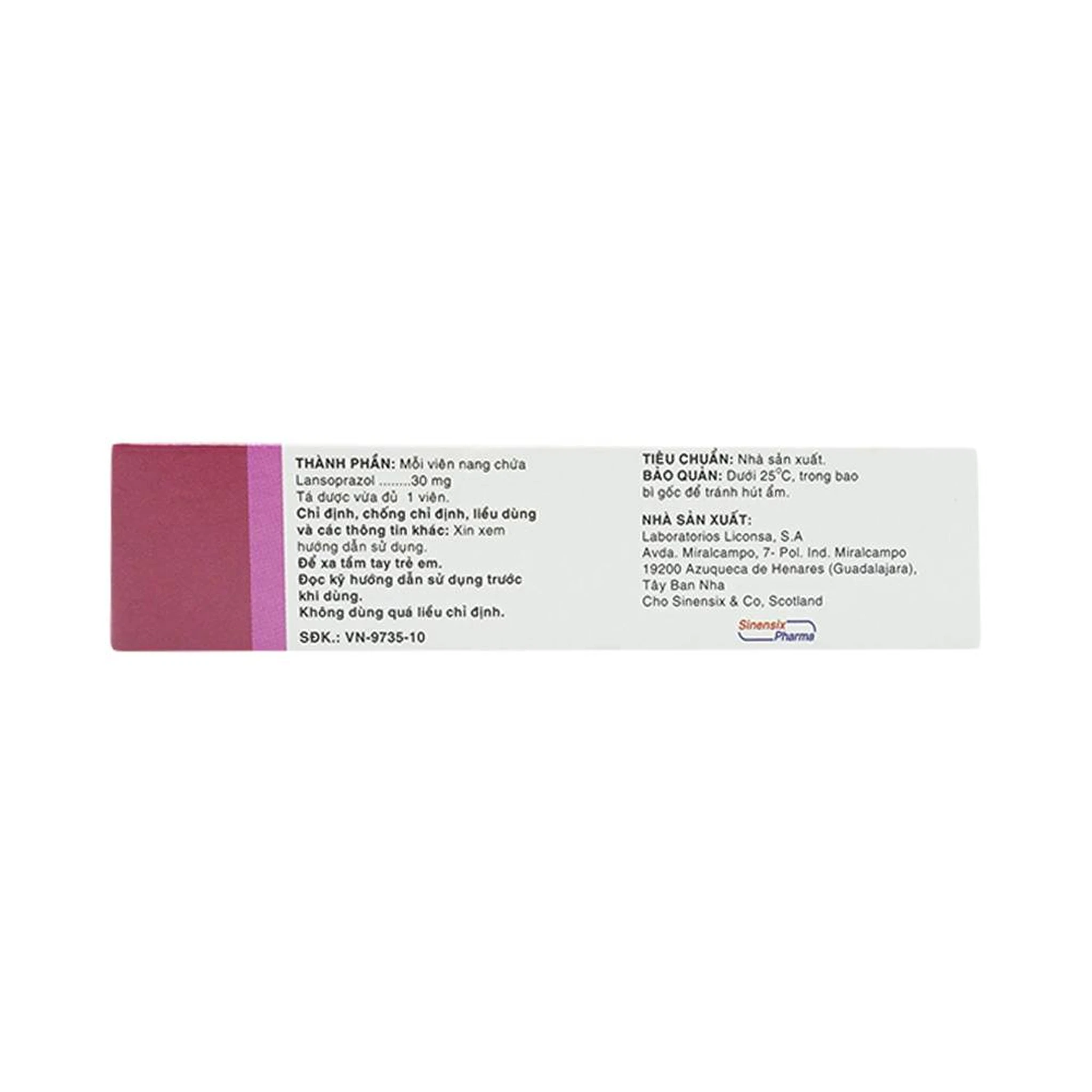 Thuốc Scolanzo 30Mg trị loét tá tràng, loét dạ dày