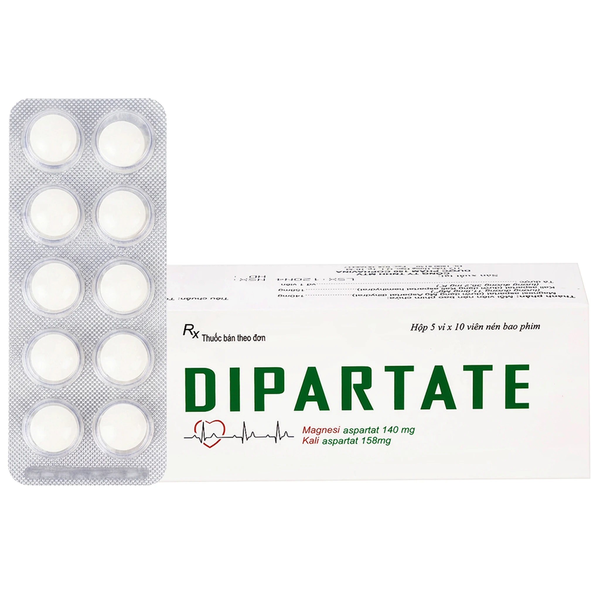Thuốc Dipartate Cophavina bổ sung magnesi và kali, hỗ trợ điều trị suy ...