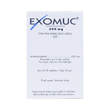 Exomuc 200mg liều dùng như thế nào? Lưu ý khi sử dụng