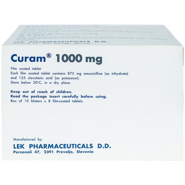 Curam 1000mg và các lưu ý cần nhớ khi sử dụng thuốc