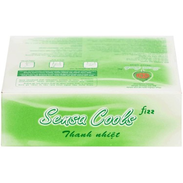 Bột sủi Sensa Cools giải nhiệt hương chanh tươi mát (6 gói/hộp)