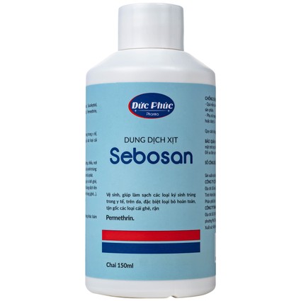 Xịt ngoài da làm sạch ký sinh trùng 150ml Sebosan Đức Phúc - Nhà thuốc ...