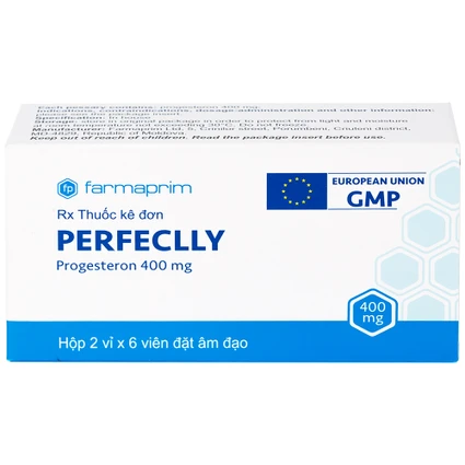 Viên đặt âm đạo Perfeclly 400mg điều trị tiền kinh nguyệt