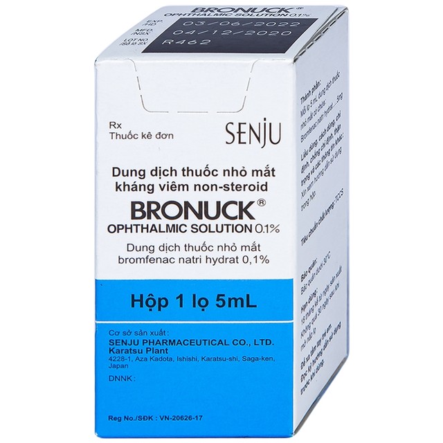 Thuốc nhỏ mắt Bronuck 5Ml điều trị viêm kết mạc (5ml)