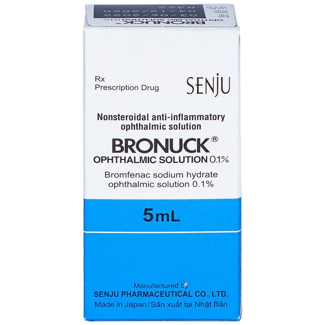 Thuốc nhỏ mắt Bronuck 5Ml điều trị viêm kết mạc (5ml)