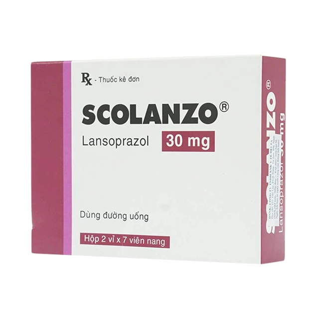 Thuốc Scolanzo 30Mg trị loét tá tràng, loét dạ dày