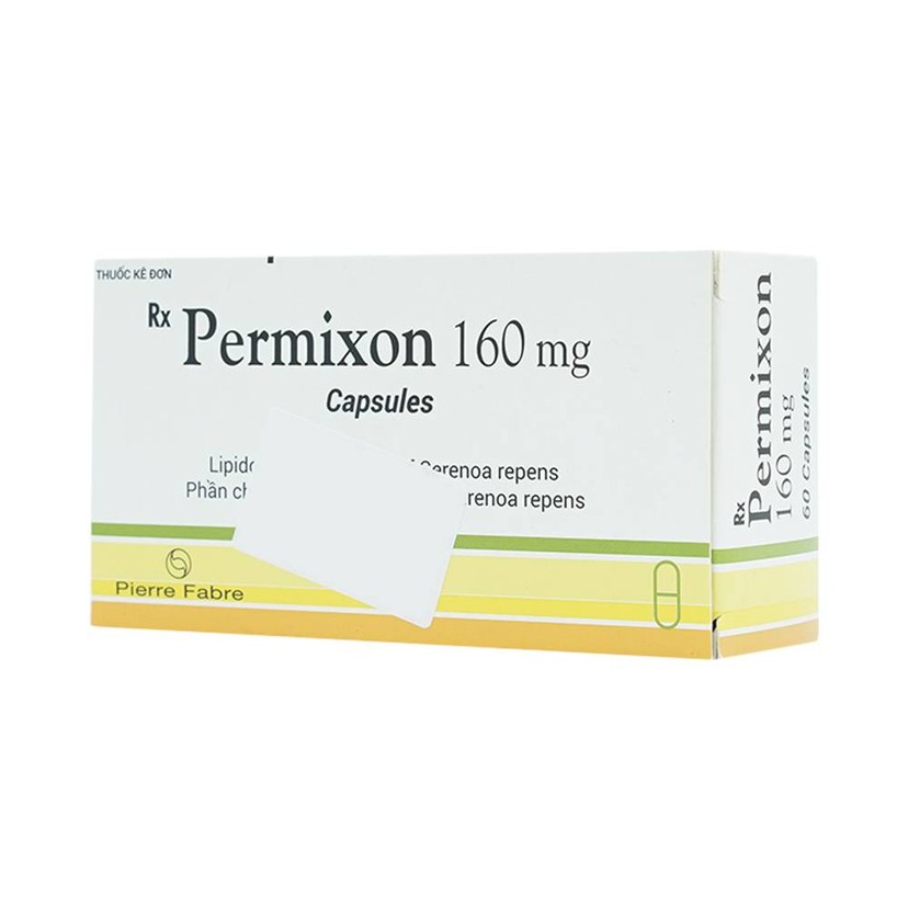 Thuốc Permixon 160mg điều trị rối loạn tiểu tiện (4 vỉ x 15 viên)