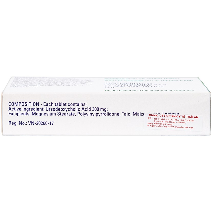 Thuốc Ursobil 300 điều trị xơ gan, sỏi mật