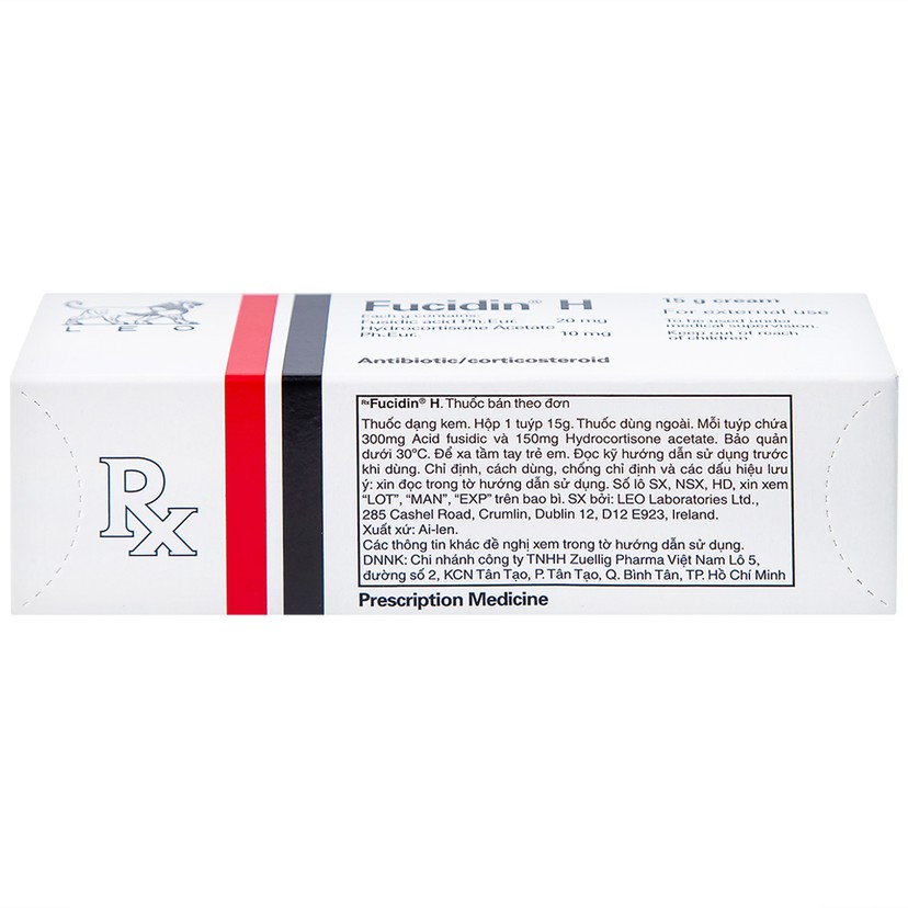 Fucidin H trị viêm da, nhiễm khuẩn da hiệu quả (Tuýp 15g)