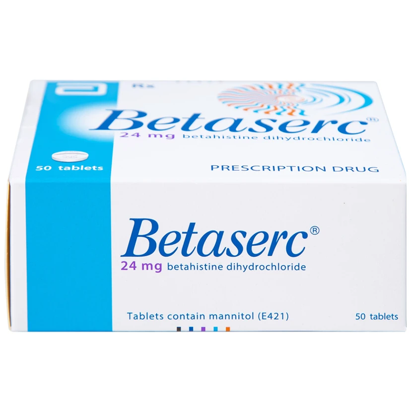 Thuốc Betaserc 24mg trị rối loạn tiền đình và thính lực