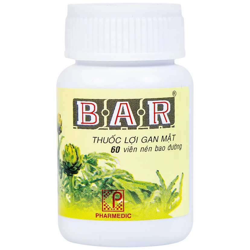 Thuốc BAR Pharmedic giải độc gan, mát gan (Hộp 60 viên)