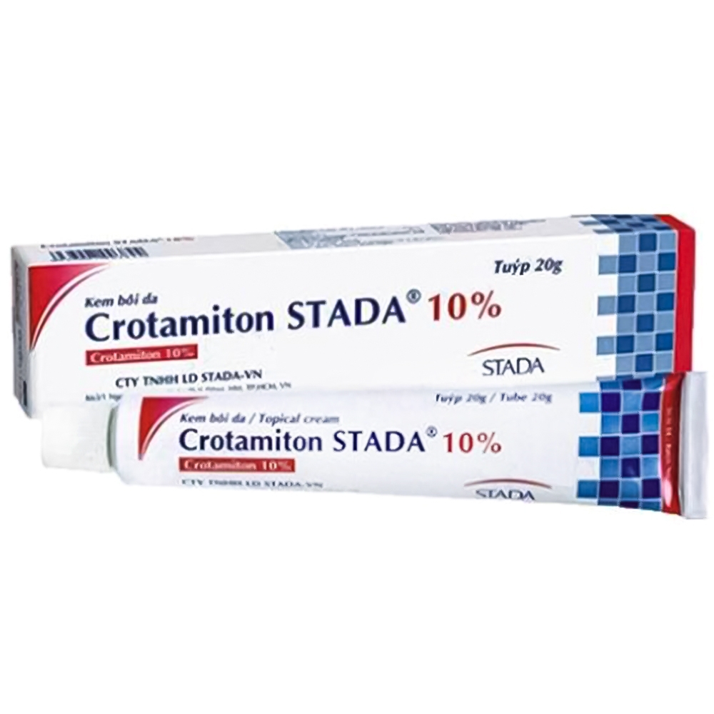 Crotamiton Stada 10% hộp 20g trị ghẻ, ngứa