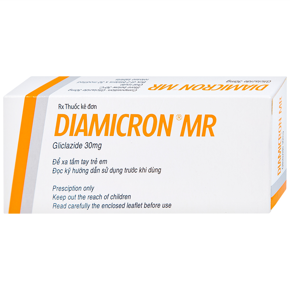 Diamicron MR 30mg - Điều trị đái tháo đường (2 vỉ x 30 viên)
