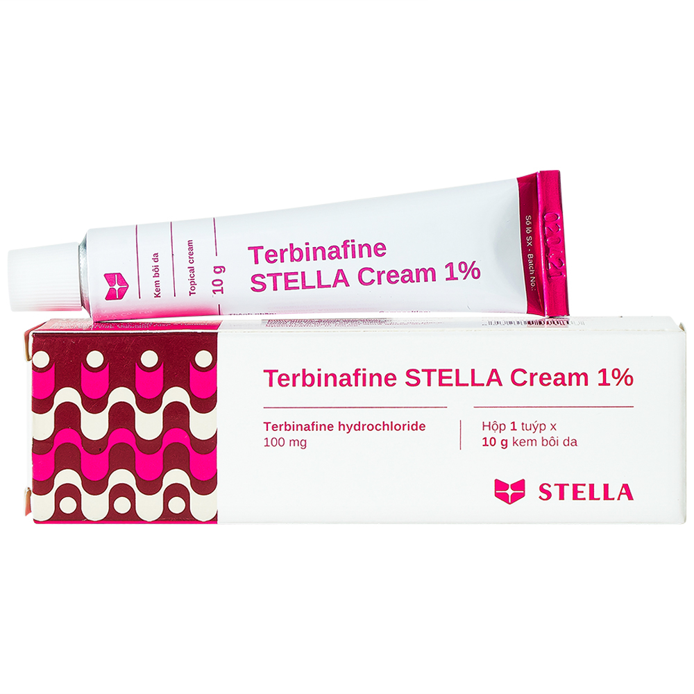 Thuốc Terbinafine Stella Cream 1% trị nấm ở da, lang ben (10g)