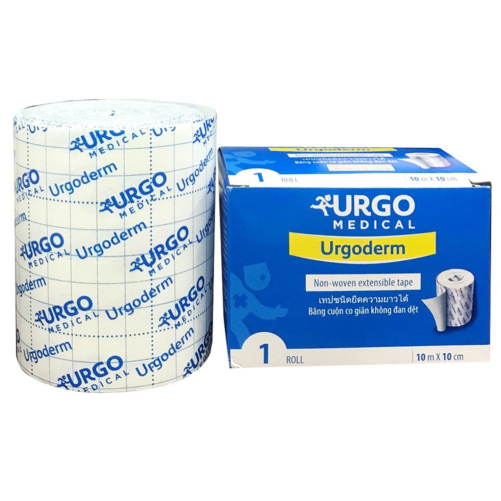 Băng keo y tế Urgoderm 10 cm x 10m - Nhà thuốc Long Châu