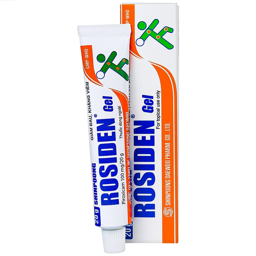 Thuốc Rosiden Gel 20G trị viêm khớp dạng thấp